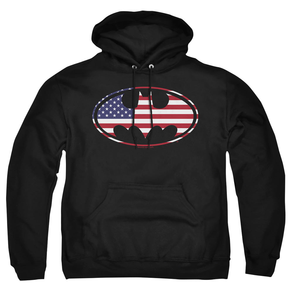 Batman American Flag Oval Hoodie – Rocker Merch