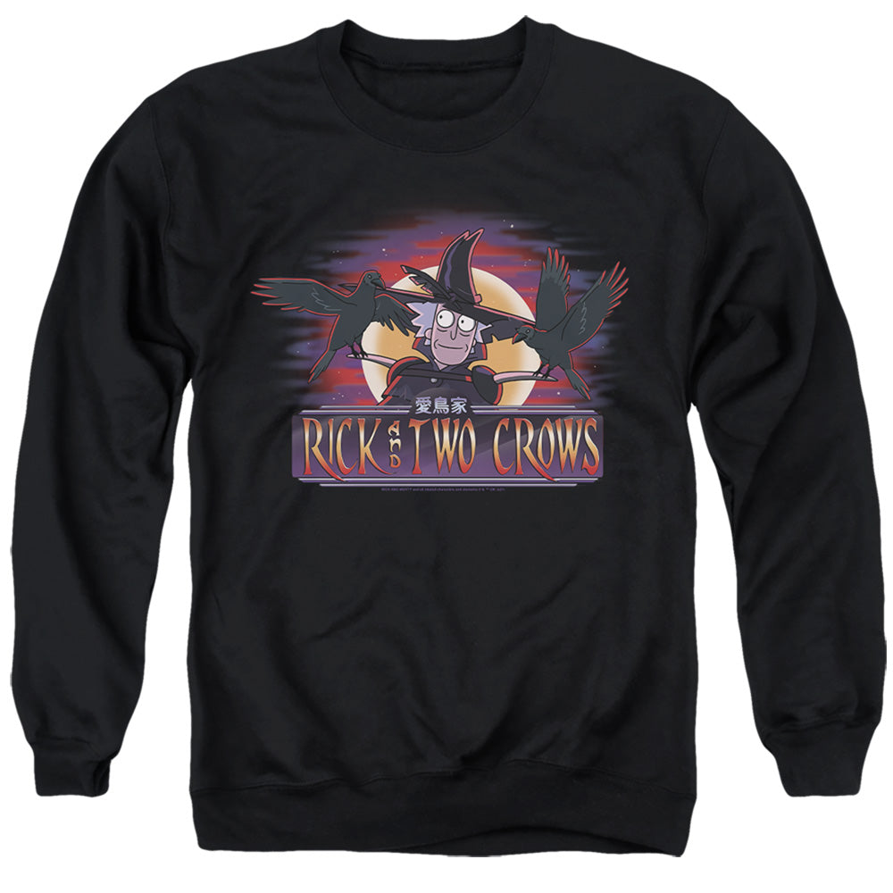 Rick and Morty Rick and Two Crows Sweatshirt – Rocker Merch