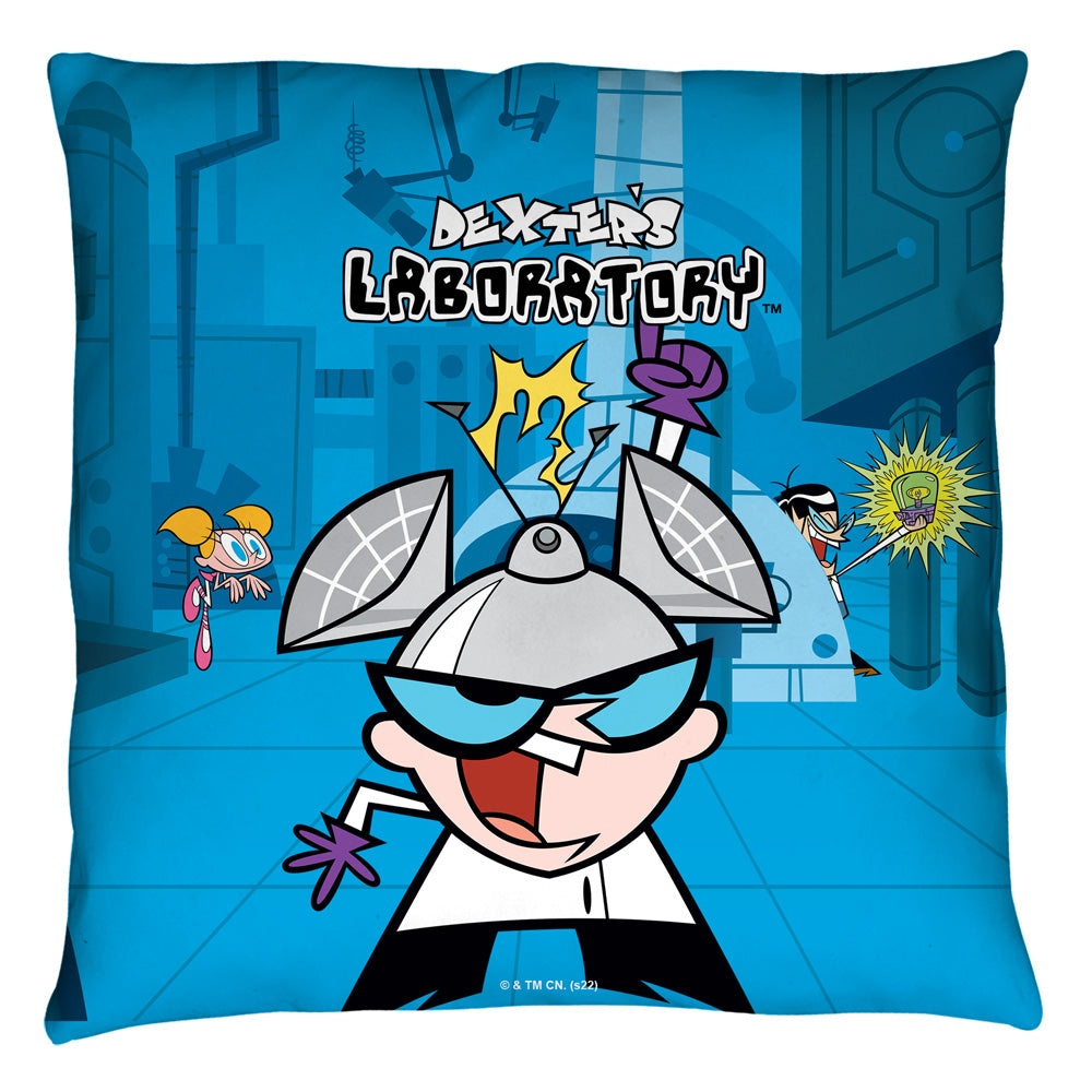 Dexter's Laboratory Lab Throw Pillow – Rocker Merch