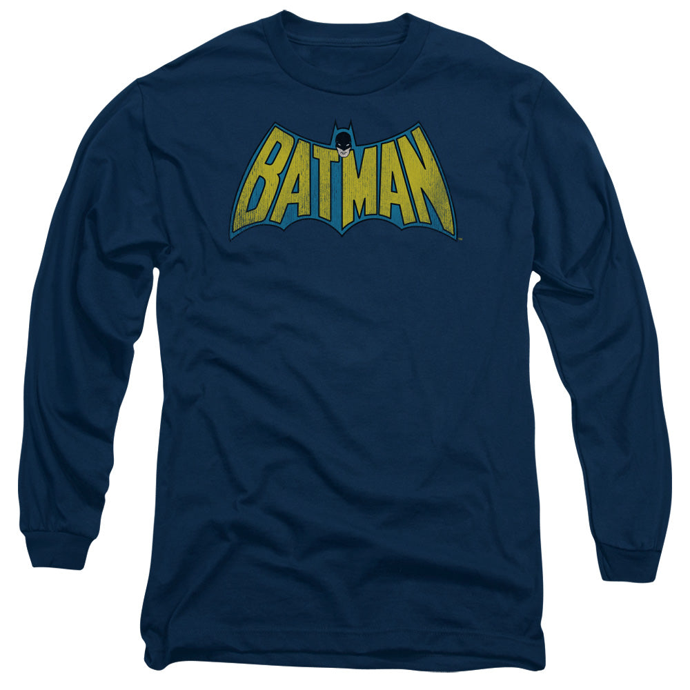 Batman Classic Batman Logo Navy Long Sleeve T-Shirt – Rocker Merch