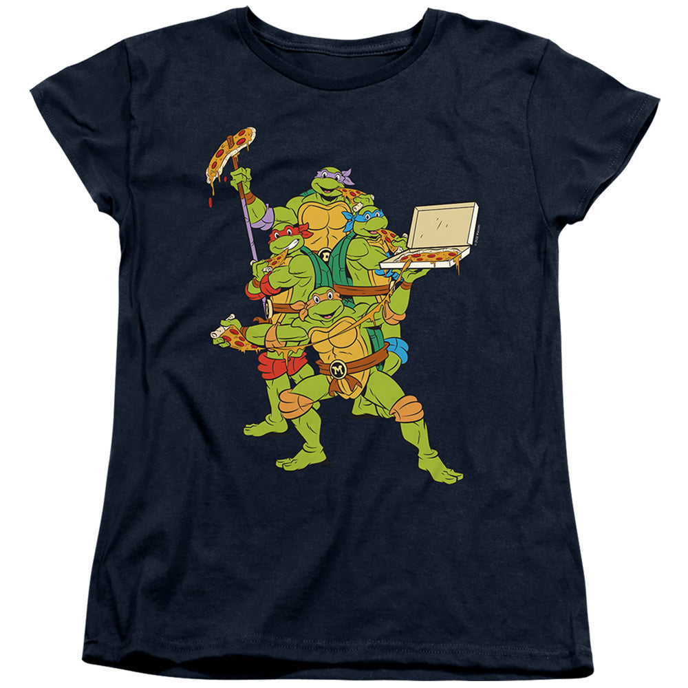 Teenage Mutant Ninja Turtles Pizza Party Women's T-Shirt – Rocker Merch