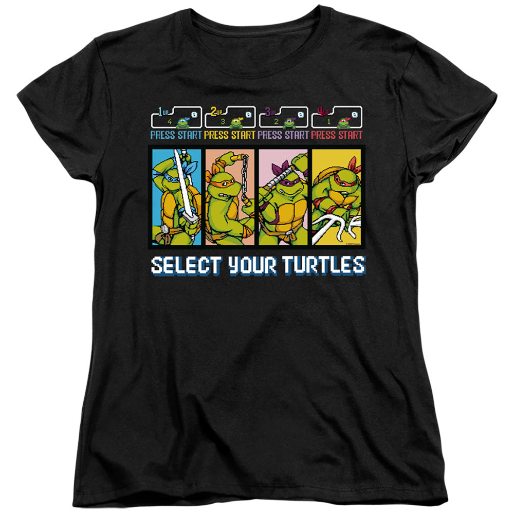 Teenage Mutant Ninja Turtles Select Your Turtles Women's T-Shirt ...