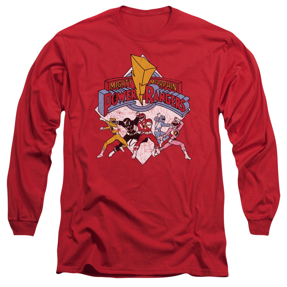 Power Rangers Retro Rangers Long Sleeve T-Shirt – Rocker Merch