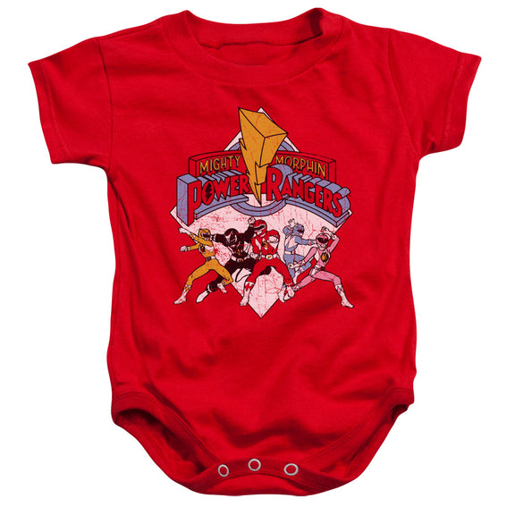 Power Rangers Retro Rangers Infant Snapsuit – Rocker Merch