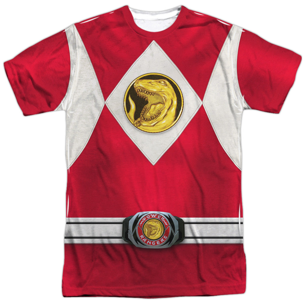 Power Rangers Red Ranger Emblem Sublimation T-Shirt – Rocker Merch
