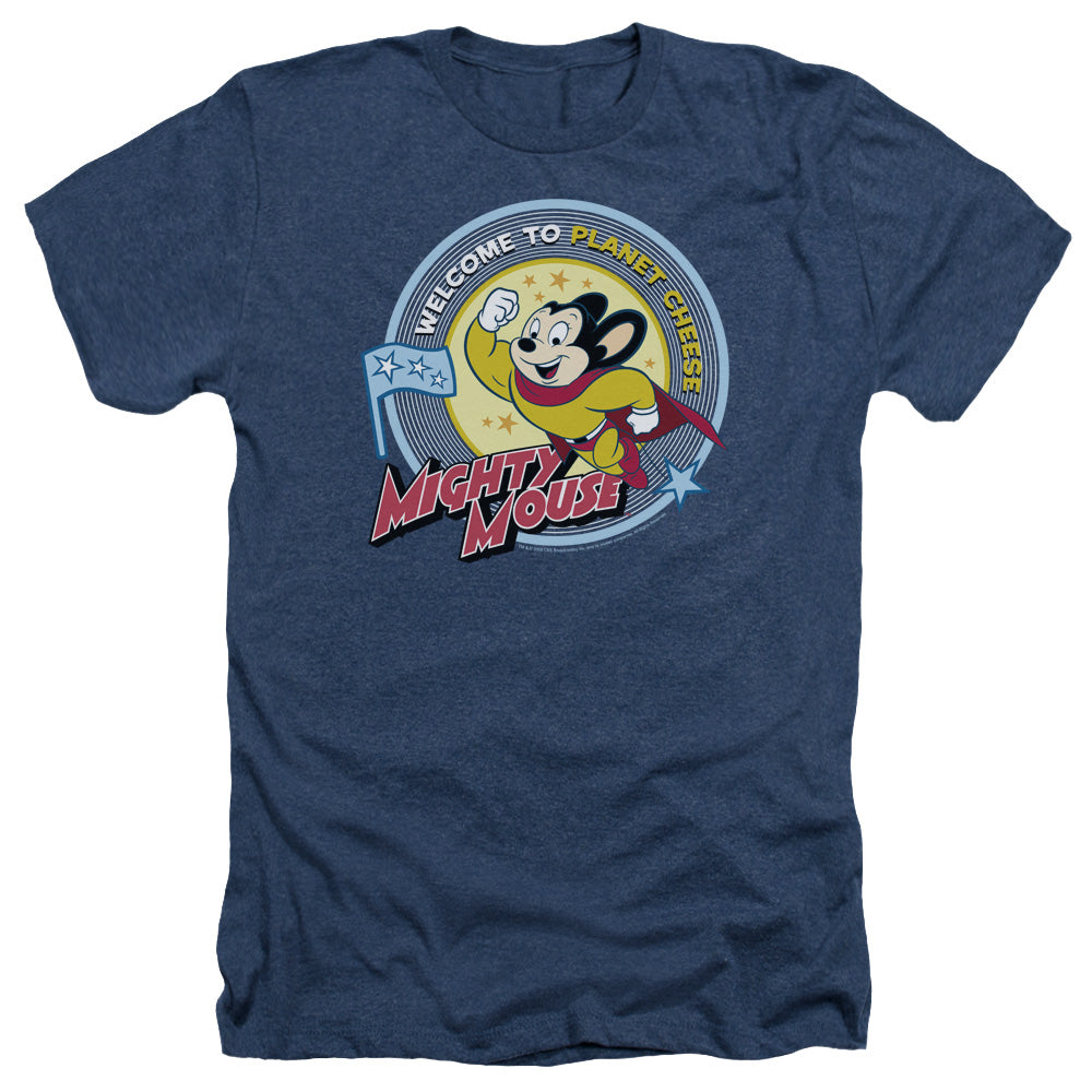 Mighty Mouse Planet Cheese T-Shirt – Rocker Merch