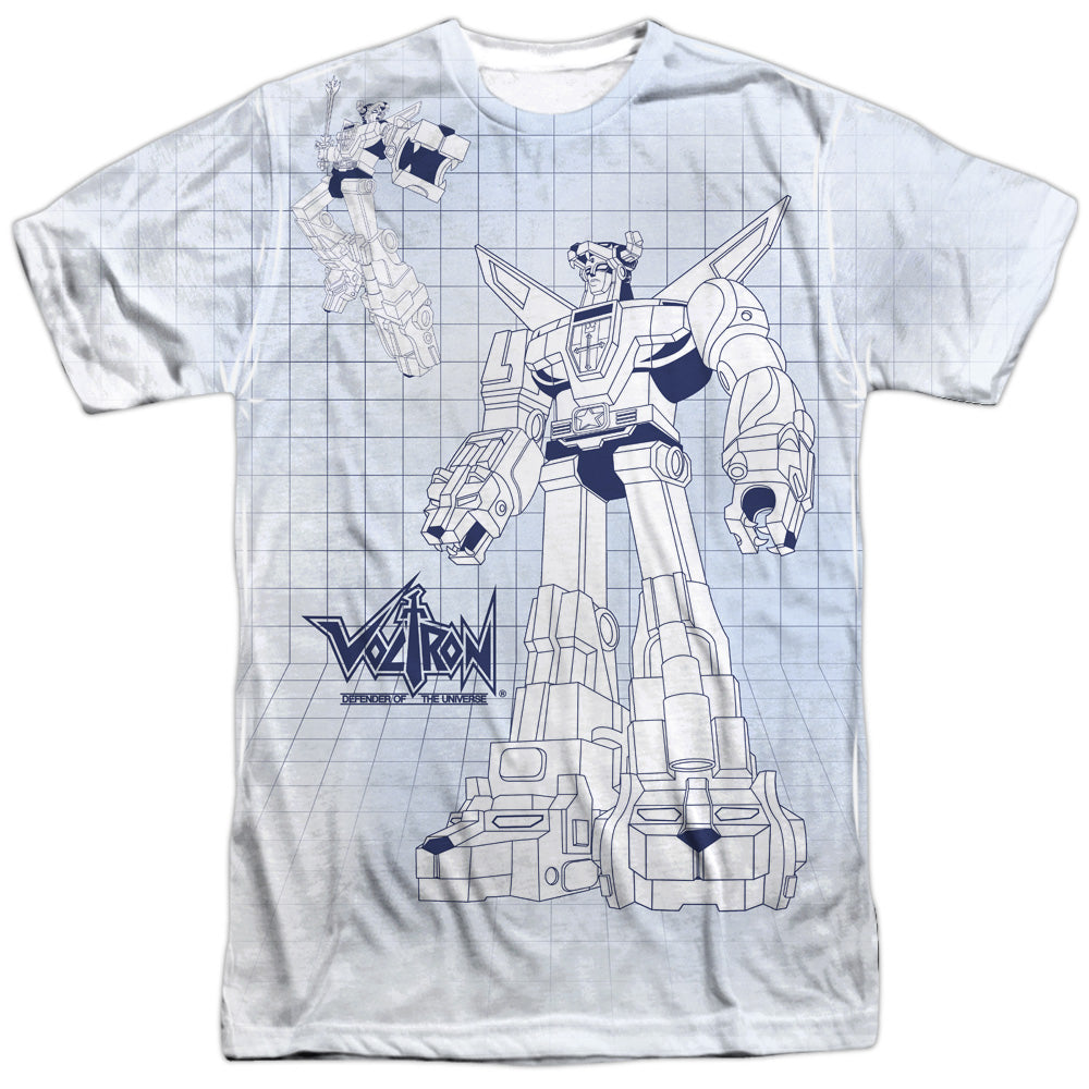 Voltron Blueprint Sublimation T-Shirt – Rocker Merch