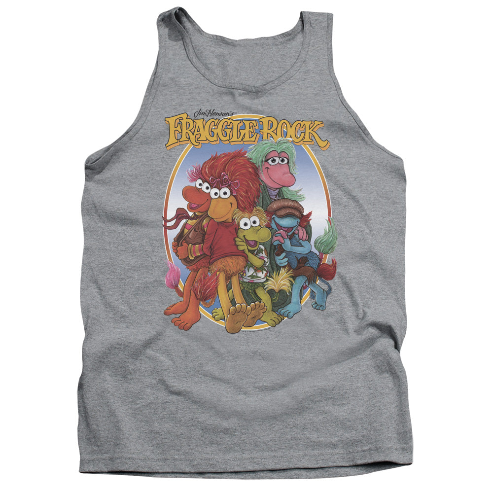 Fraggle Rock Group Hug Gray Tank Top – Rocker Merch